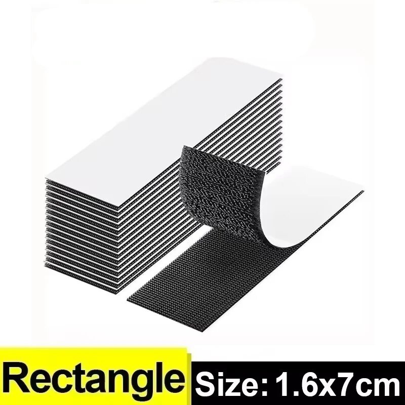 Двусторонний клейкий скотч на липучке 10 пар 5pairs, Rectangular