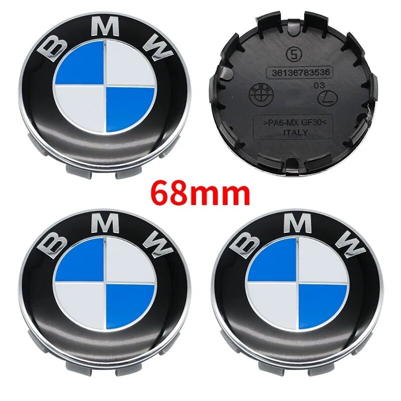 Колпачки для колесных дисков BMW, 4 шт, 56 мм, 68 мм, с эмблемой M Power из карбона, для BMW 50th Anniversary, E46, E90, F10, F30, G20, X5