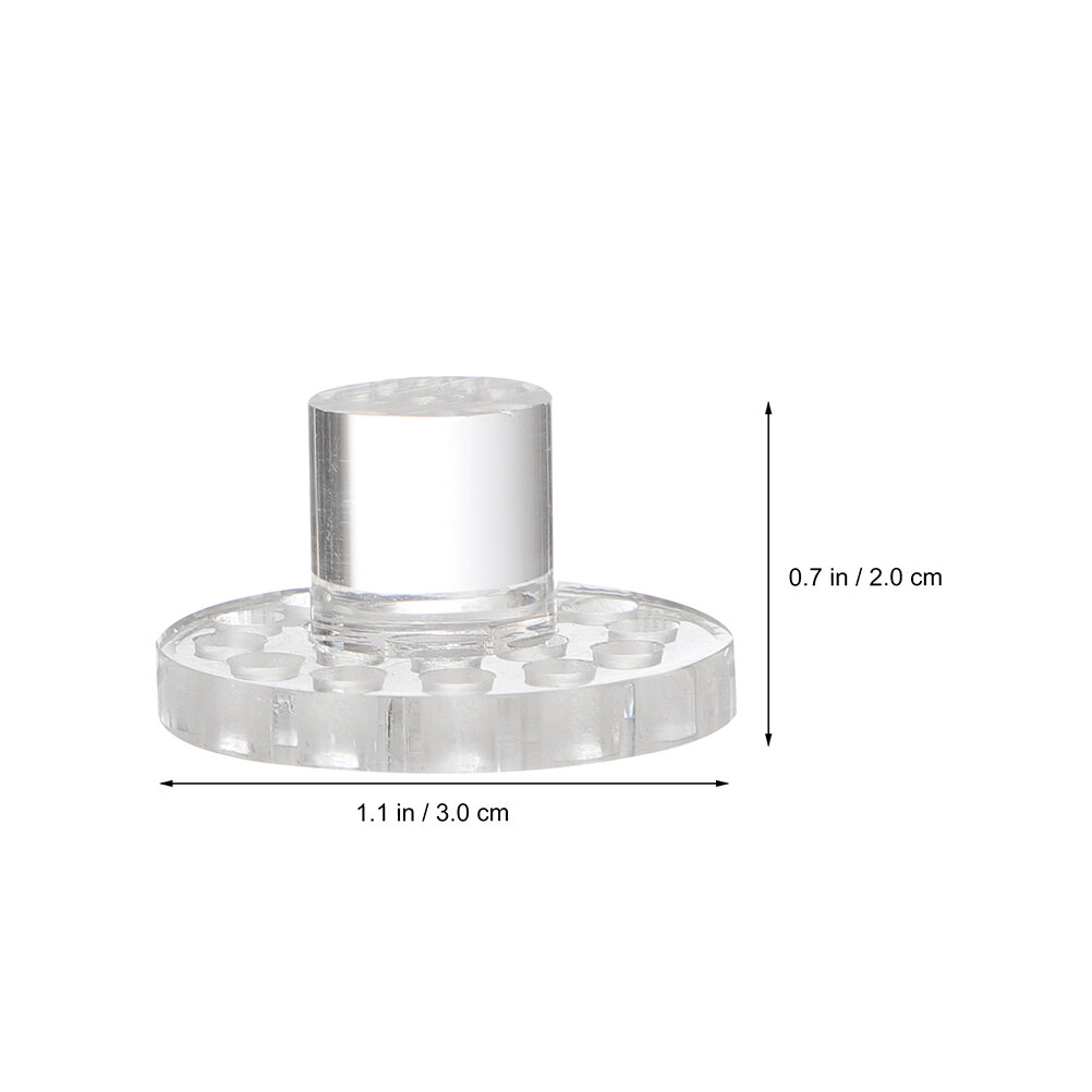 Держатель Для Кораллов Аквариум 10 Штук Прозрачный Размер 3X3X2Cm