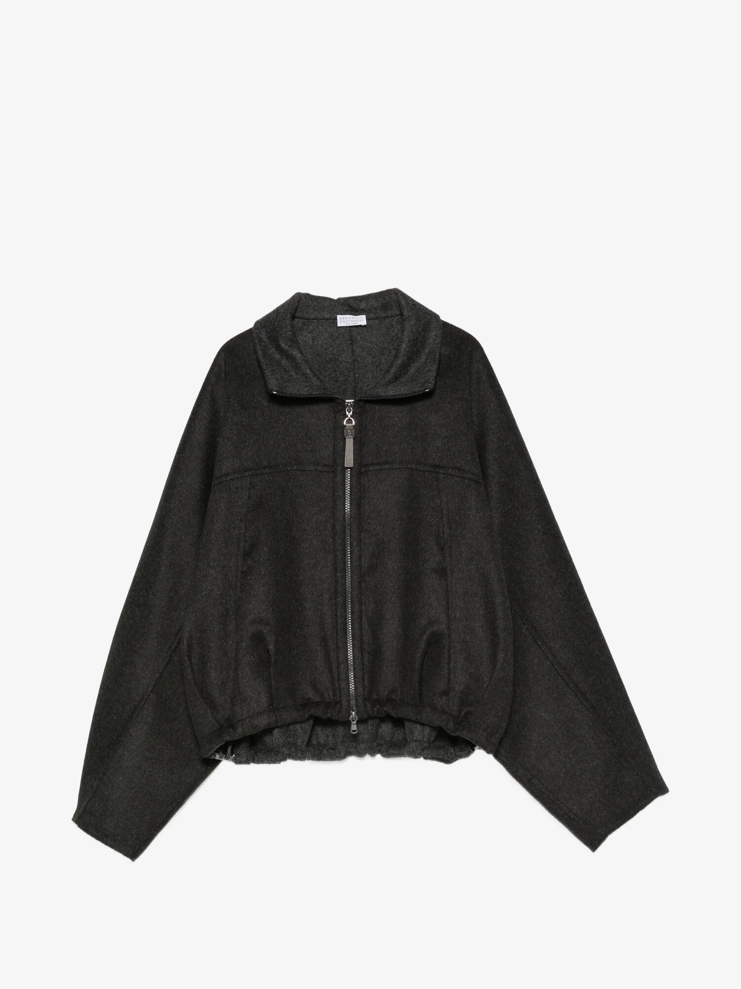 Куртка Elasticated-hem zip-up bomber jacket