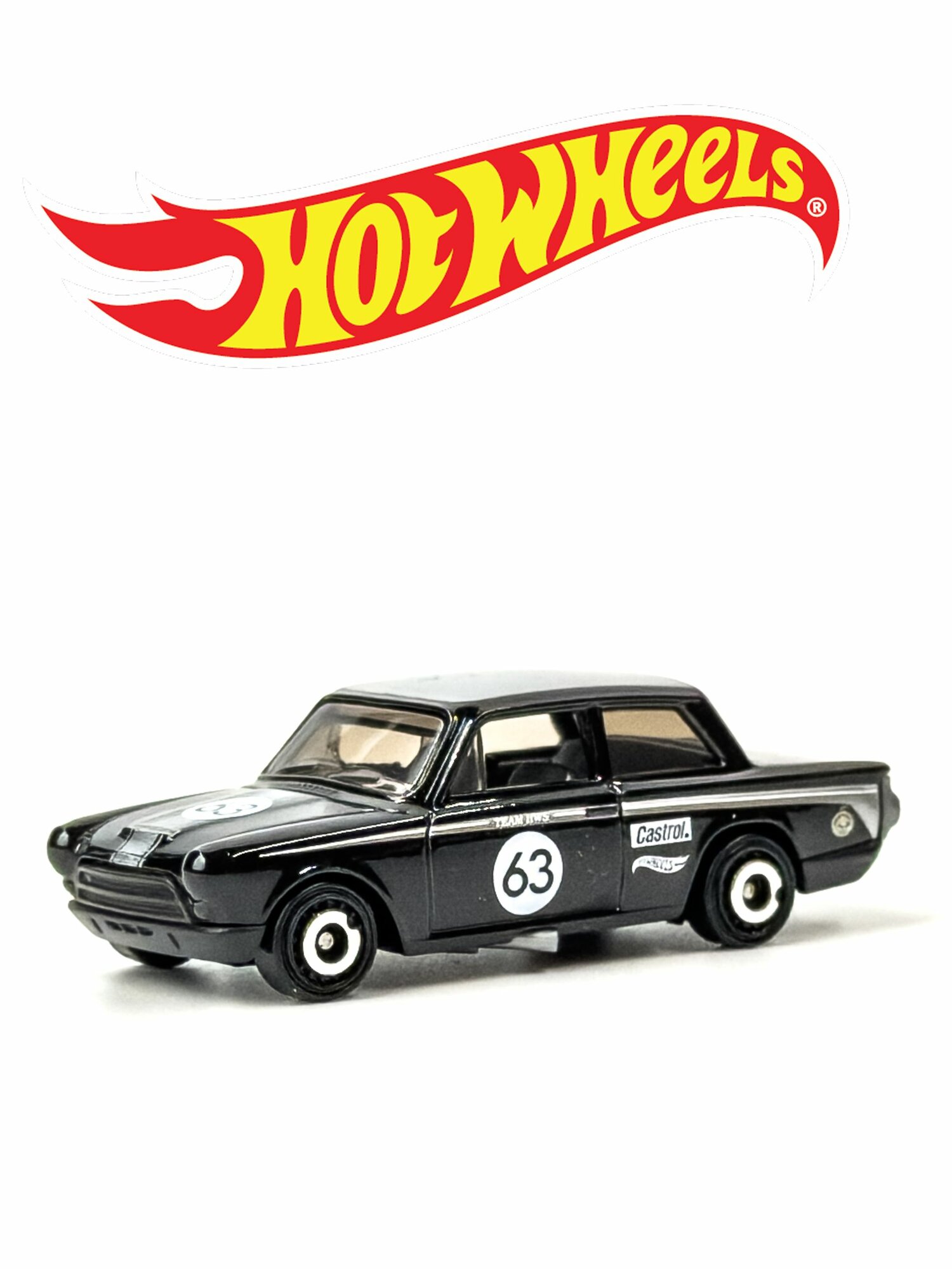 Hot Wheels Машинка Lotus Cortina 26L, игрушечная машинка или набор машинок для детей, подарок для игры дома и на улице