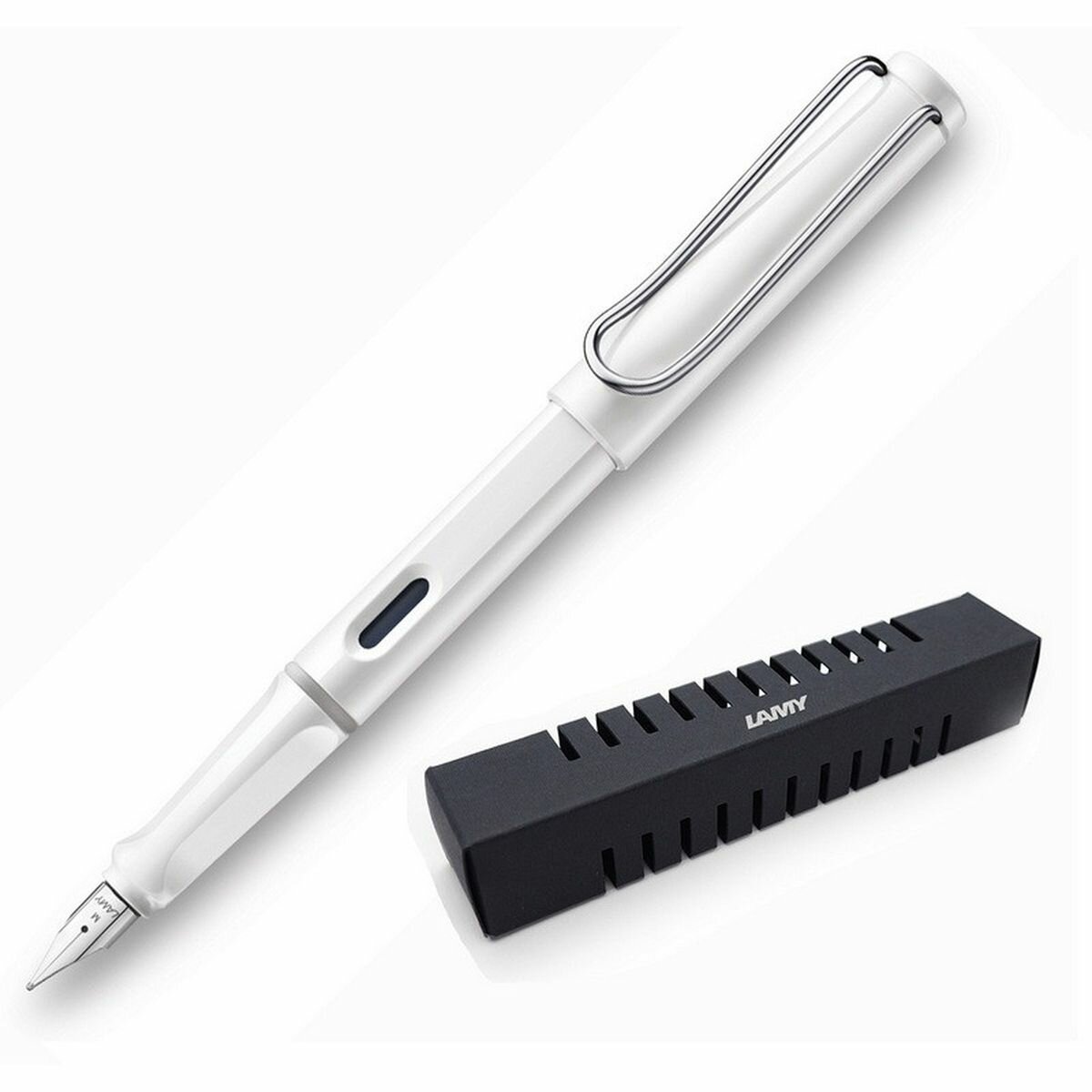 Ручка перьевая Lamy 019 Safari синяя белый корпус (4000226)