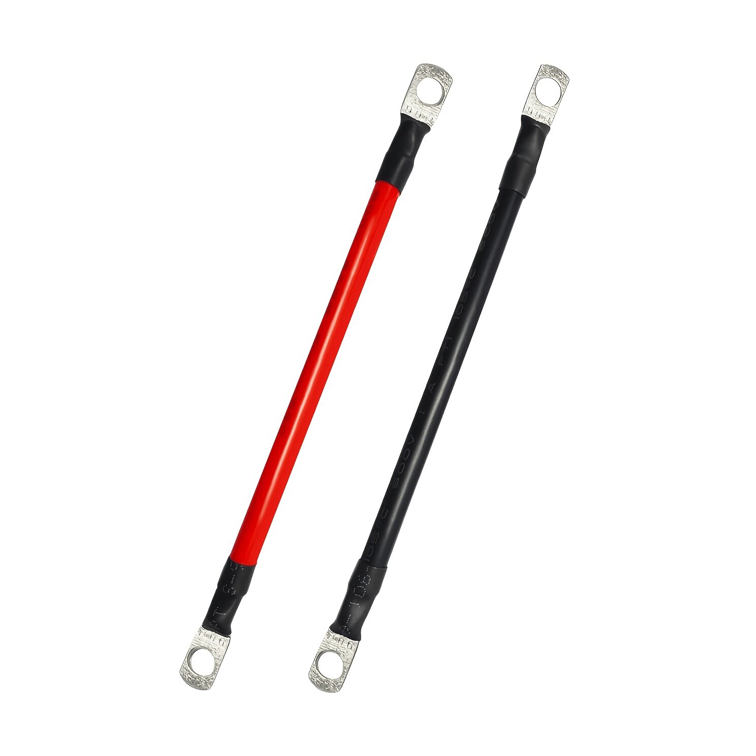 Кабель силовой 8 AWG для инвертора и аккумулятора с клеммами SC10-8, длина 11.81 дюйма, для лодок, автодомов, автомобилей, мотоциклов и тракторов