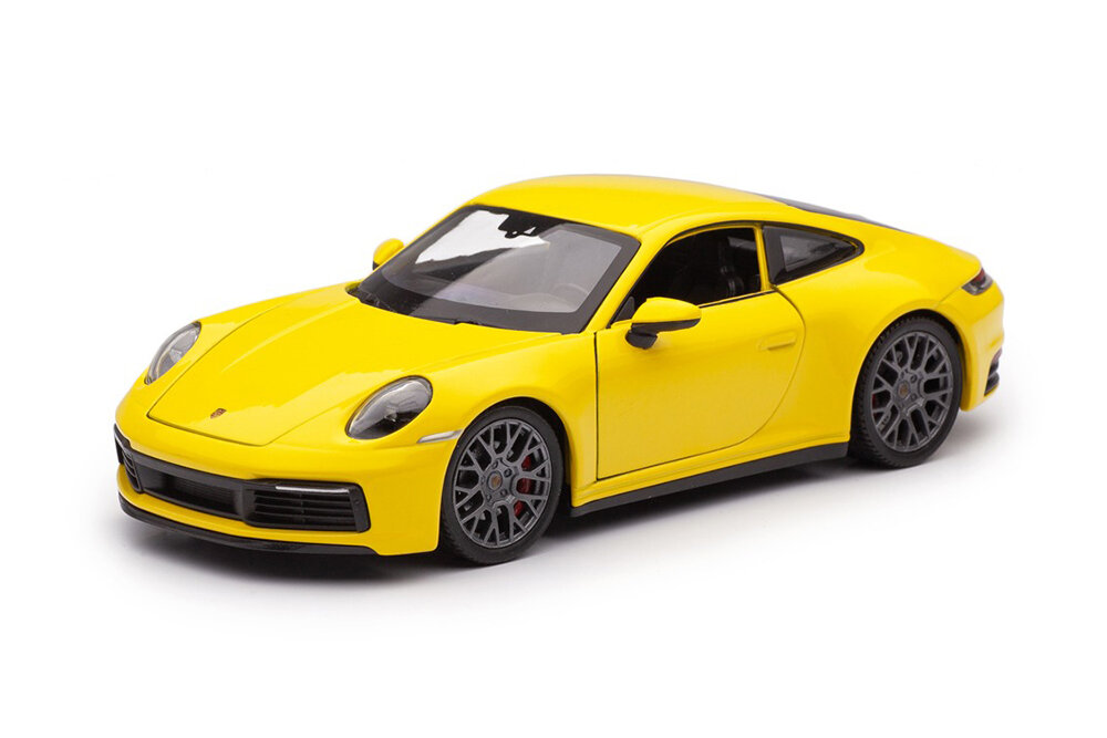 Модель коллекционная WELLY Porsche 911 carrera 4S / порше каррера желтый