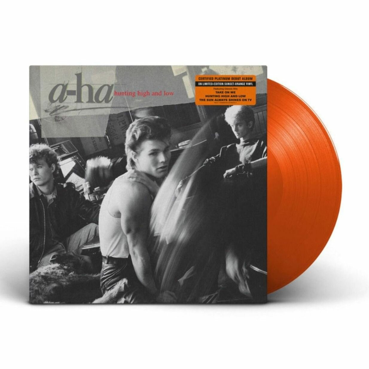 Виниловая пластинка a-ha - Hunting High And Low Vinyl, LP, Album, Limited Edition, Reissue, Orange, Ori*ginal,