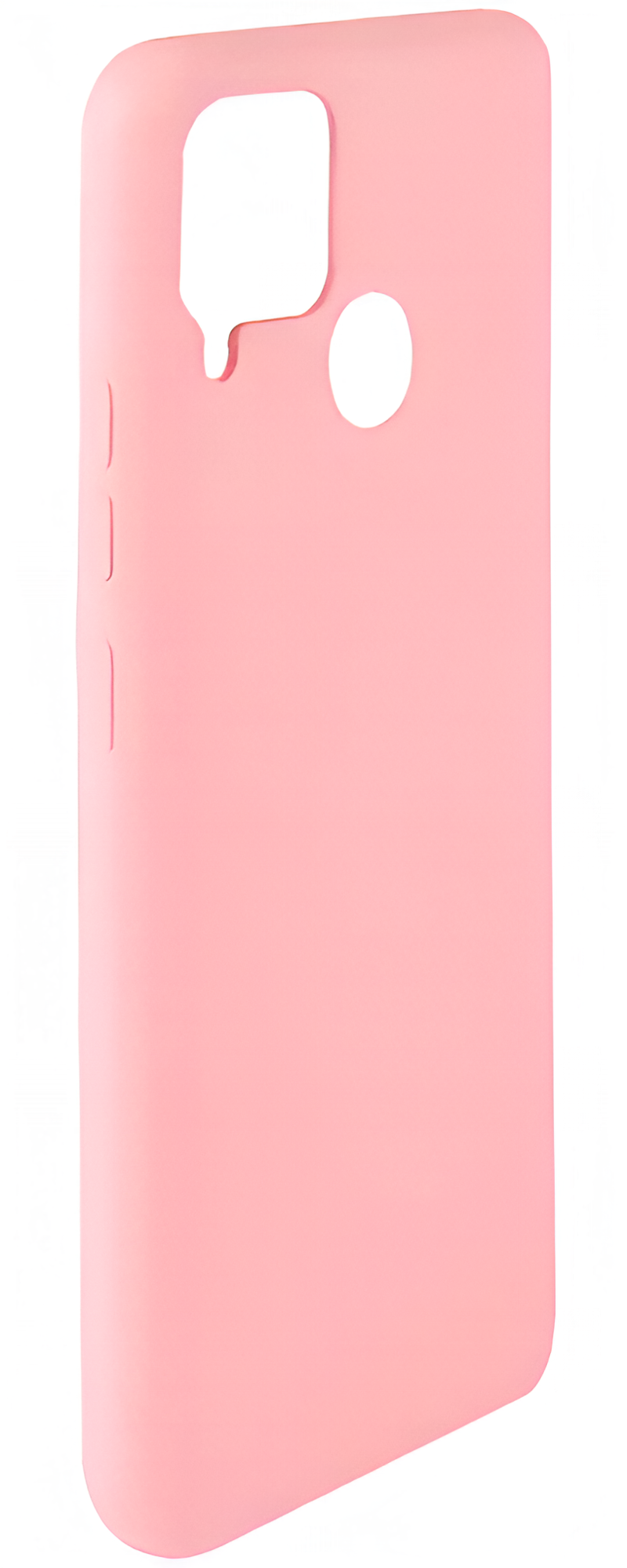 Защитный чехол для Realme C15/ C12/ C25/ C25s с защитным бортиком вокруг камеры, розовый