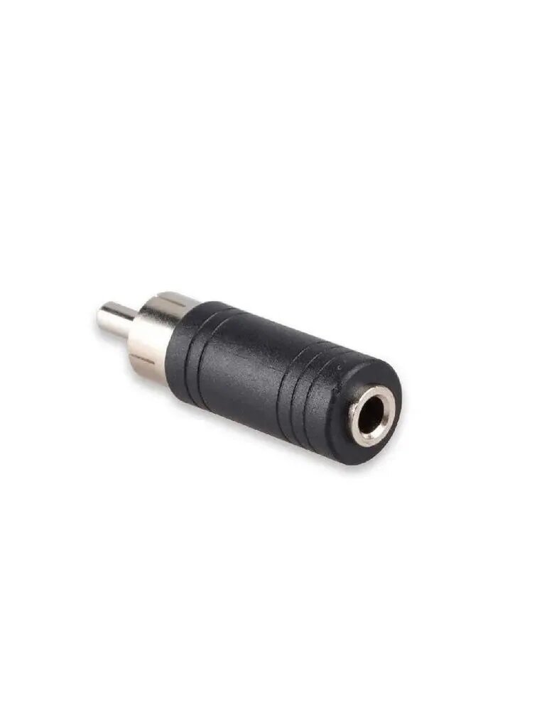 Переходник Mini Jack 3.5 мм "мама" на RCA "Тюльпан" "папа", пластик