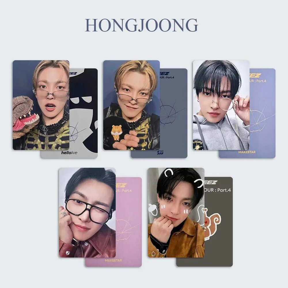 Набор фотокарточек ATEEZ 5 шт. HONGJOONG