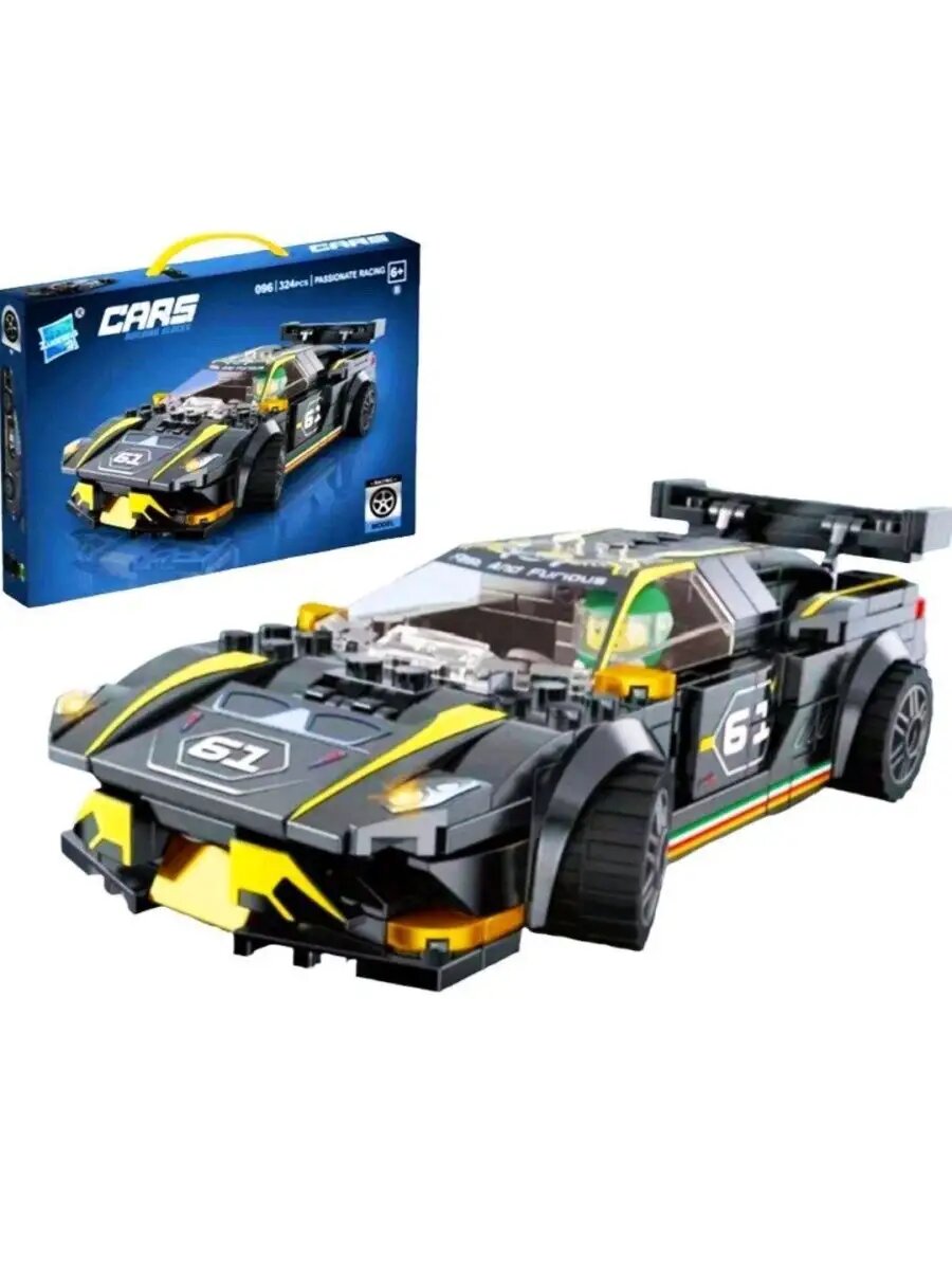 Конструктор Technic Спортивная Машина Сборная Модель Авто Игрушка Развивающая Для Мальчиков 7+