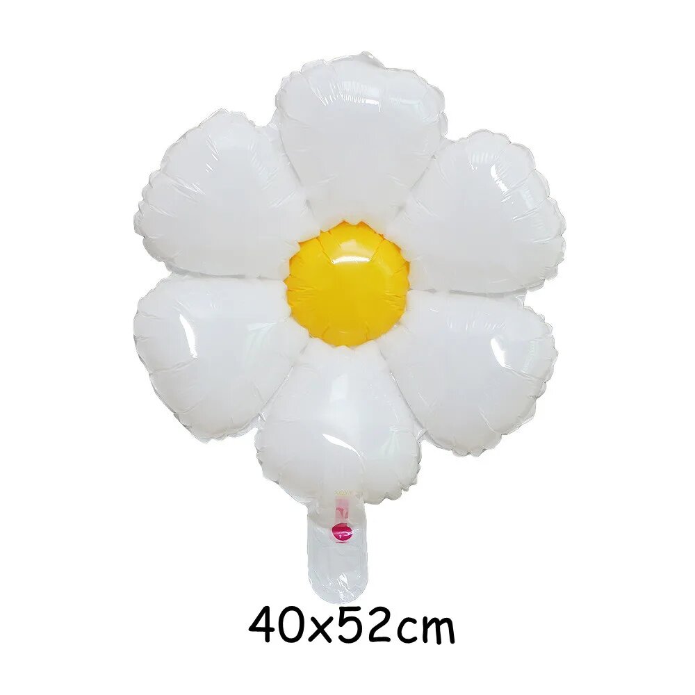 Фольгированные шары ромашки белые 5/10 шт XHLFCJ small daisy, 5pcs