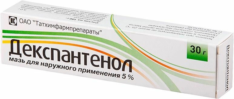 Декспантенол мазь д/нар. прим. 5% 30г туба