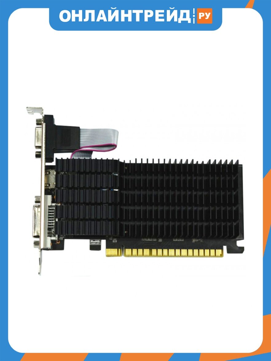 Видеокарта Afox GeForce G210 LP 1G, AF210-1024D2LG2