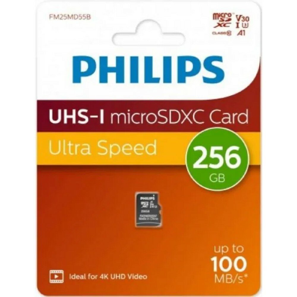 Карта памяти Philips FM25MD55B/97 256 ГБ