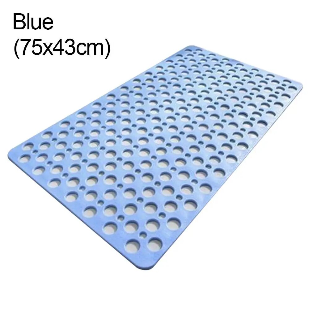 Резиновый антискользящий коврик для ванной Синий, blueA