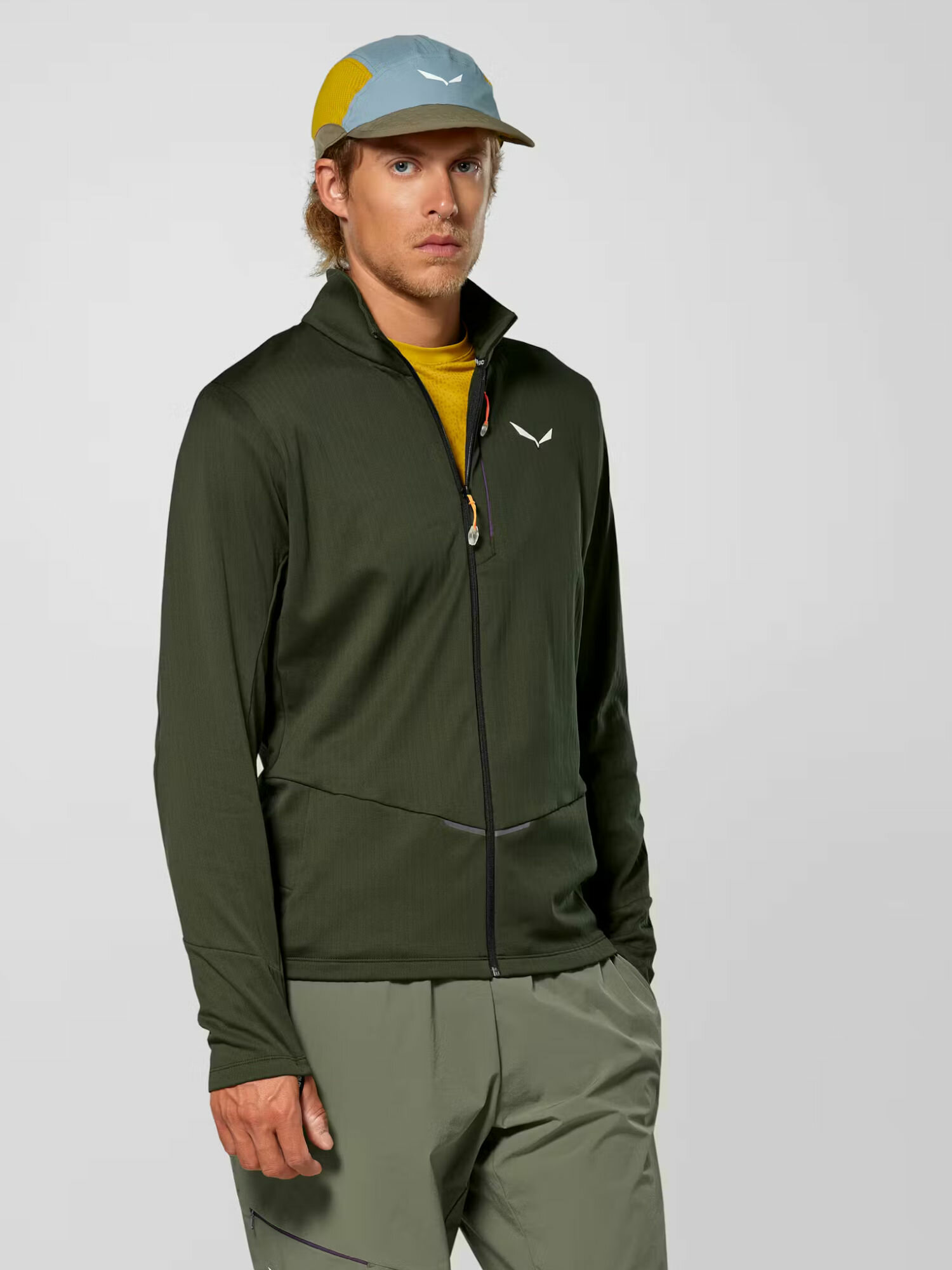 Флисовая куртка Salewa Pedroc PL 3 Dark Olive (EU: XL)