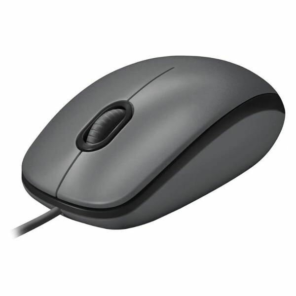 Компьютерная мышь проводная Logitech M90 Grey 910-001793