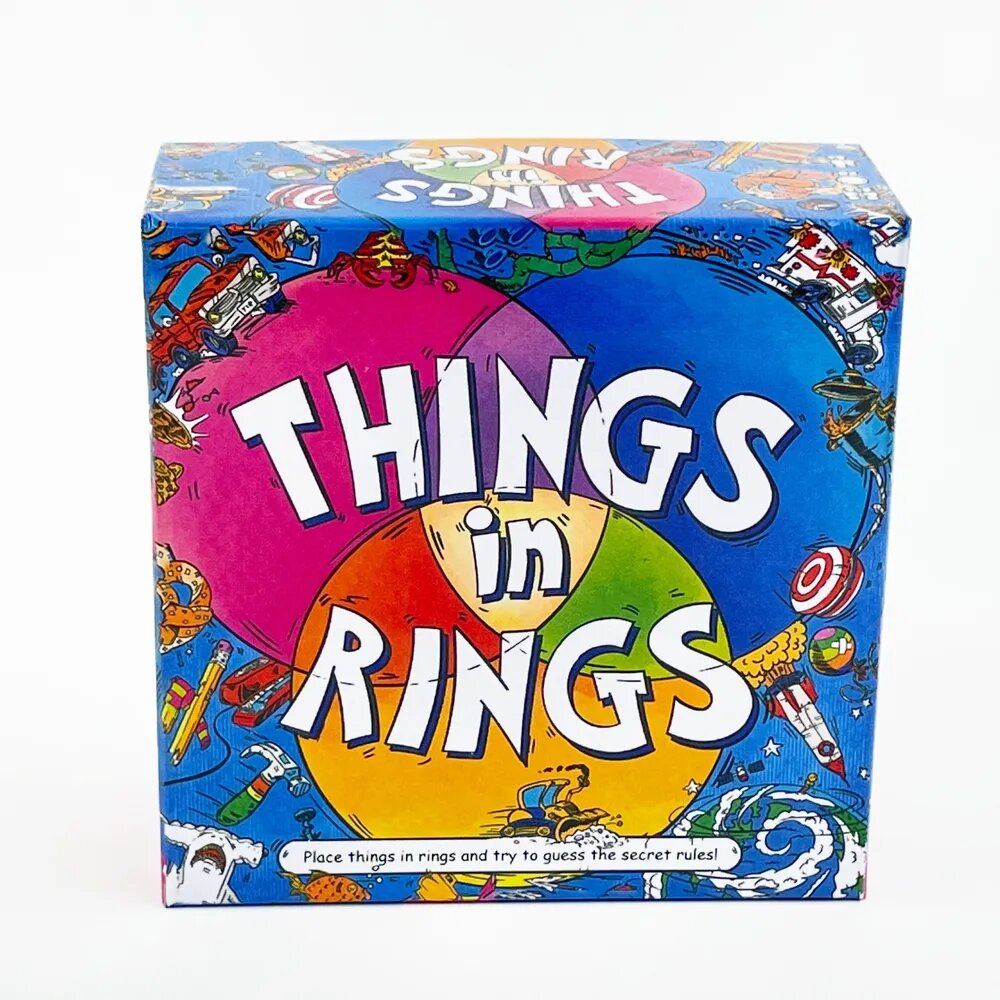 Things in Rings Предметы в кольцах: Настольная игра "Ледокол" для 2-6 игроков - Веселое и интерактивное развлечение для игровых вечеров,