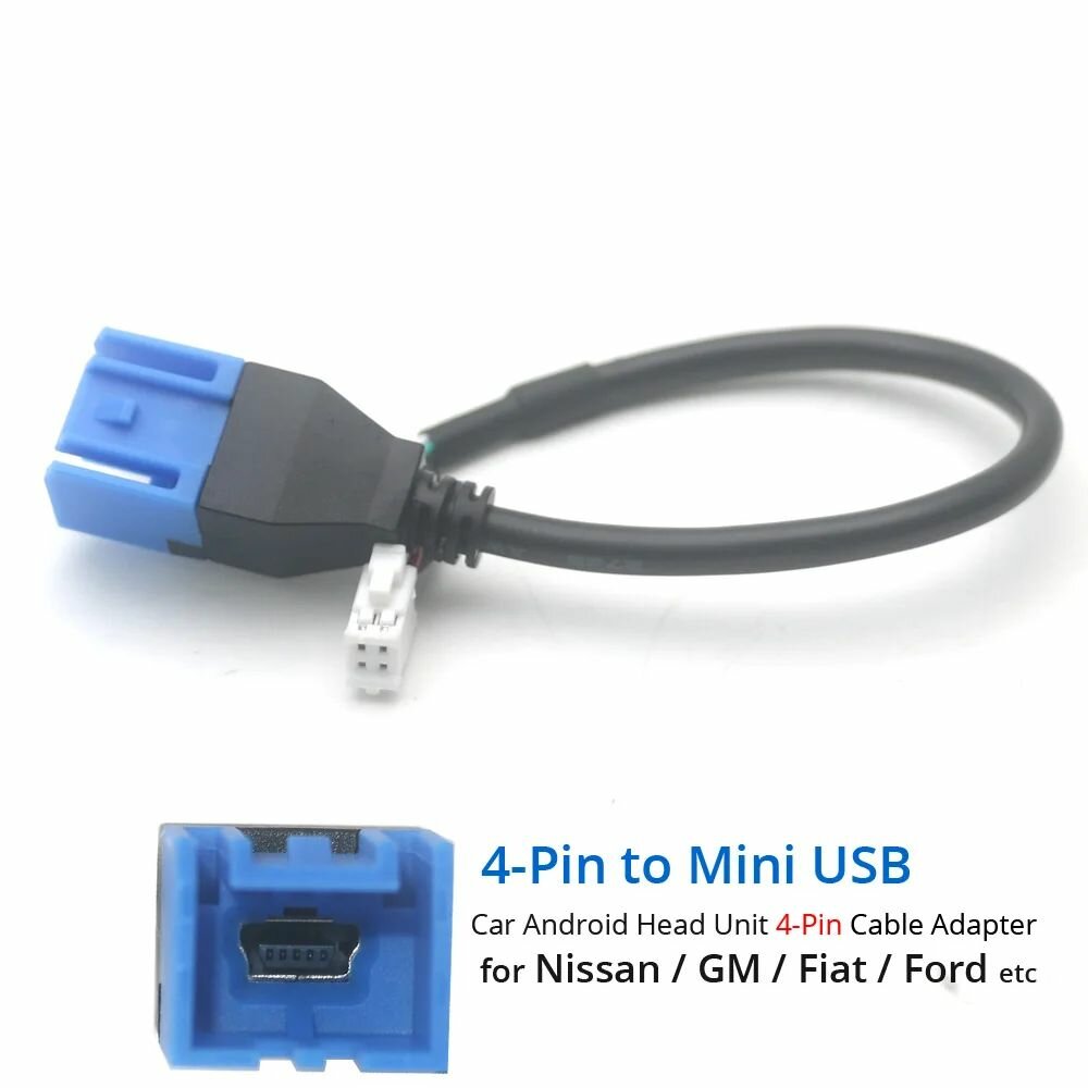 Переходник на штатный USB автомобиля Nissan для Android автомагнитолы