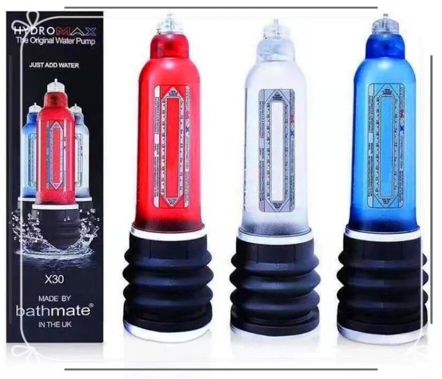 Гидропомпа (мужской вакуумный массажер) Bathmate Hydro Max 7 X40
