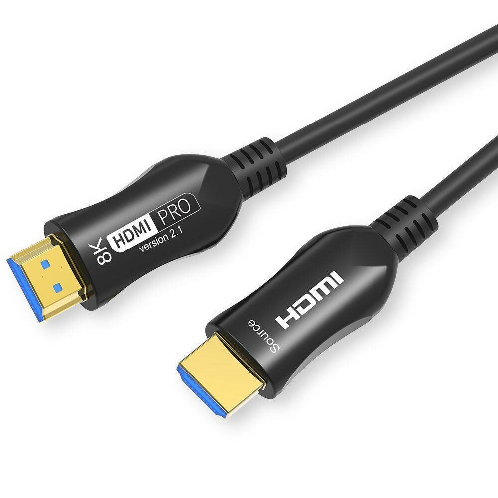 HDMI кабель v2.1 8K-60Hz 4K-120Hz HDR 48Gbs HDCP 10 м. / HDMI Оптический 10 метров 2.1