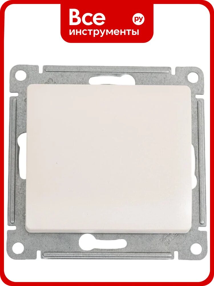 Нажимная кнопка Systeme Electric Glossa Перламутр сх.1, 10AX SE GSL000615