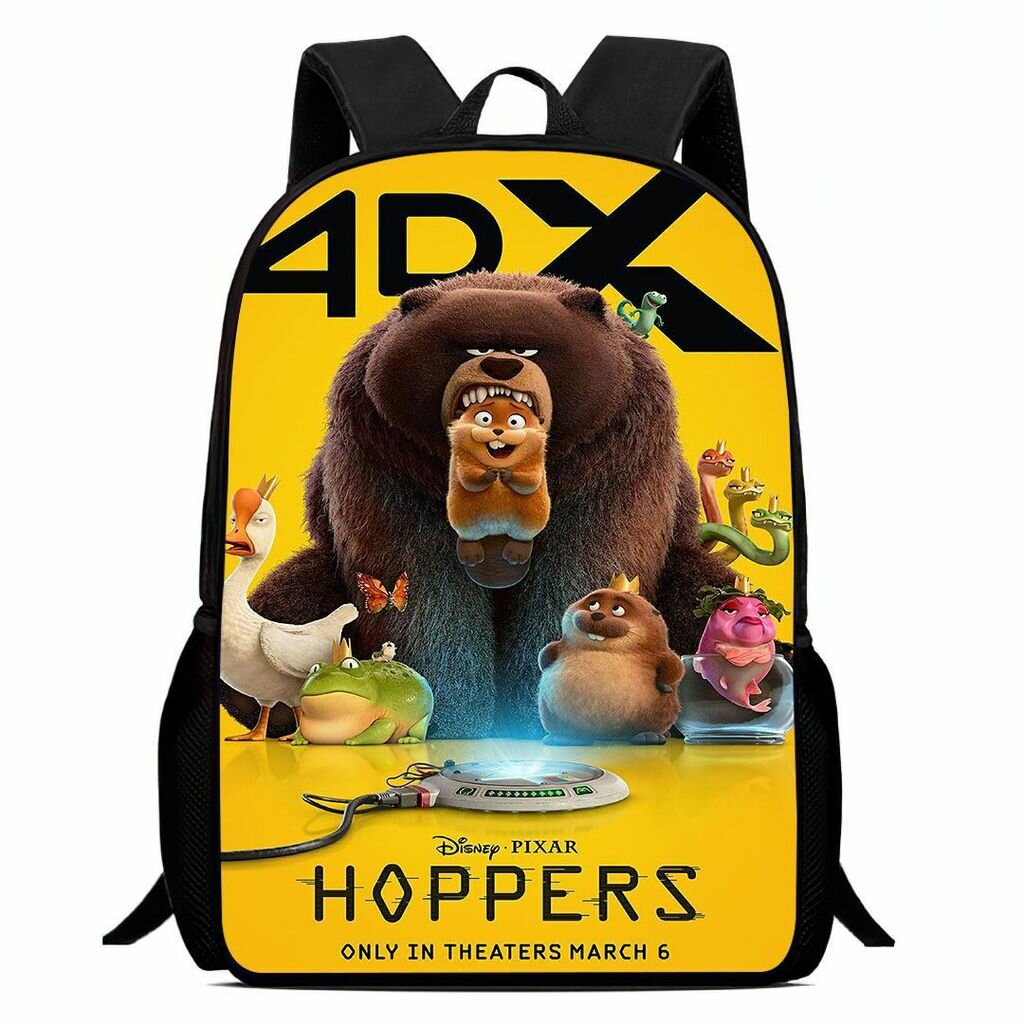 School bag character with breathable material and 20 l capacity, size 17