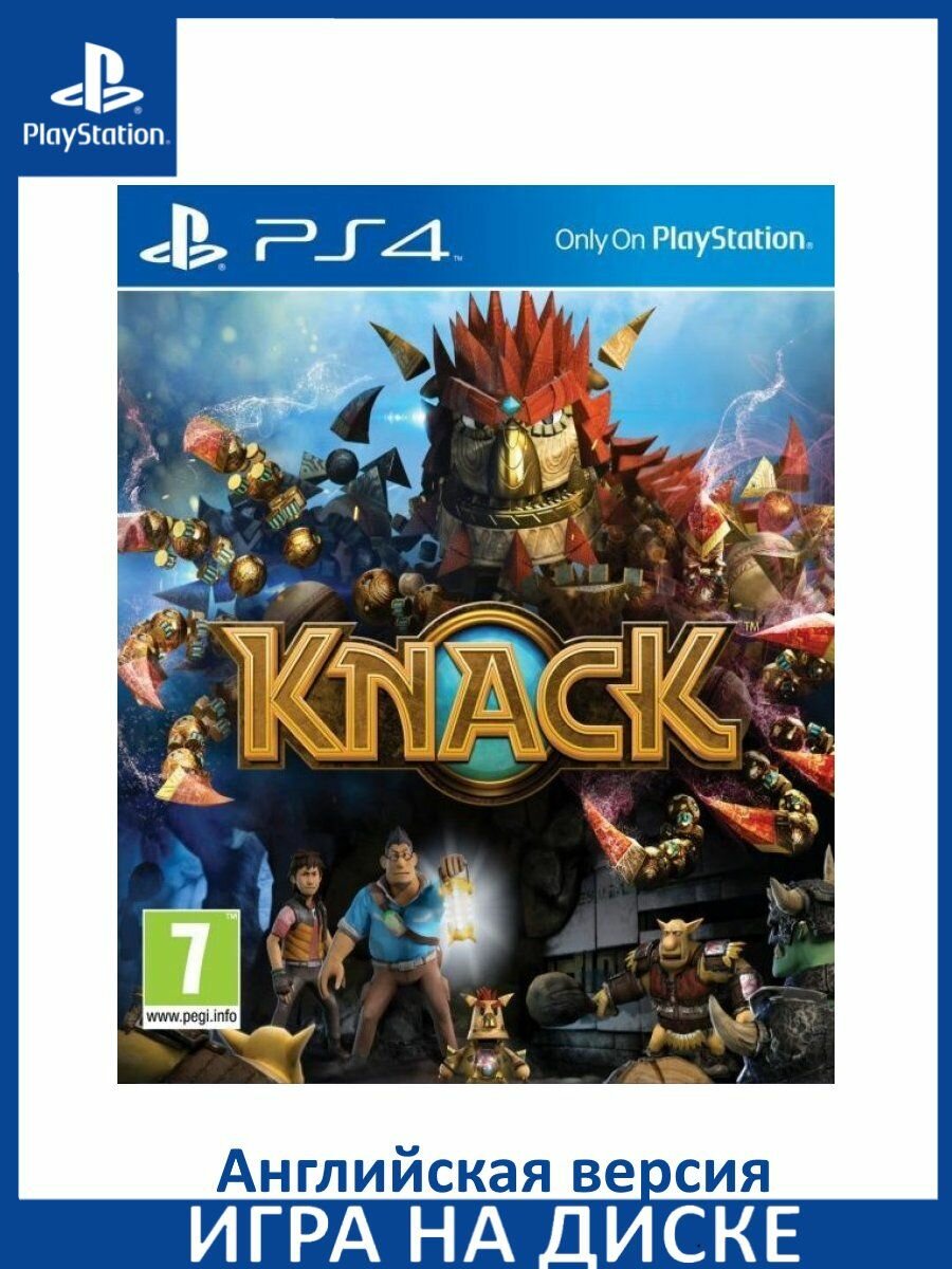 Игра KNACK PS4 Диск на PlayStation 4 Английская версия