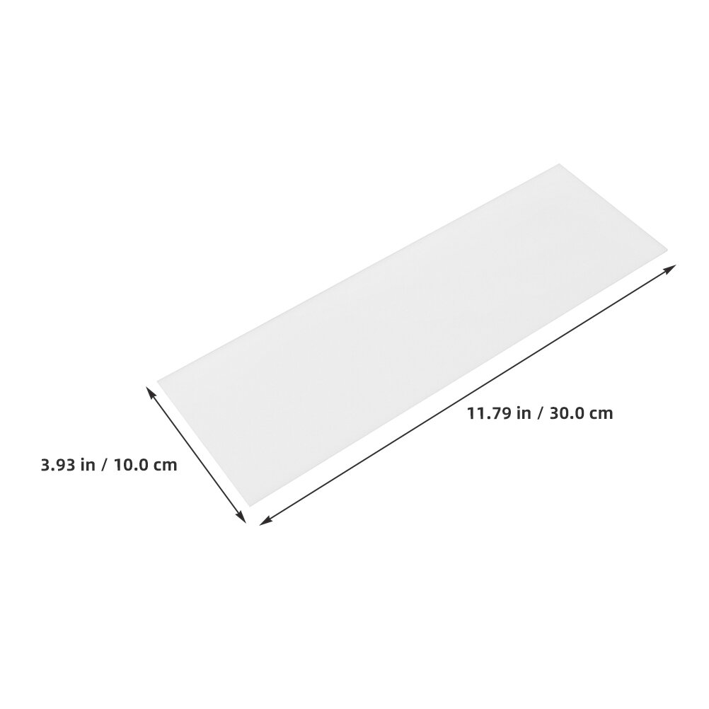Панель Для Рассеивания Света Из Акрила Белого Цвета 30.00X10.00X0.30Cm