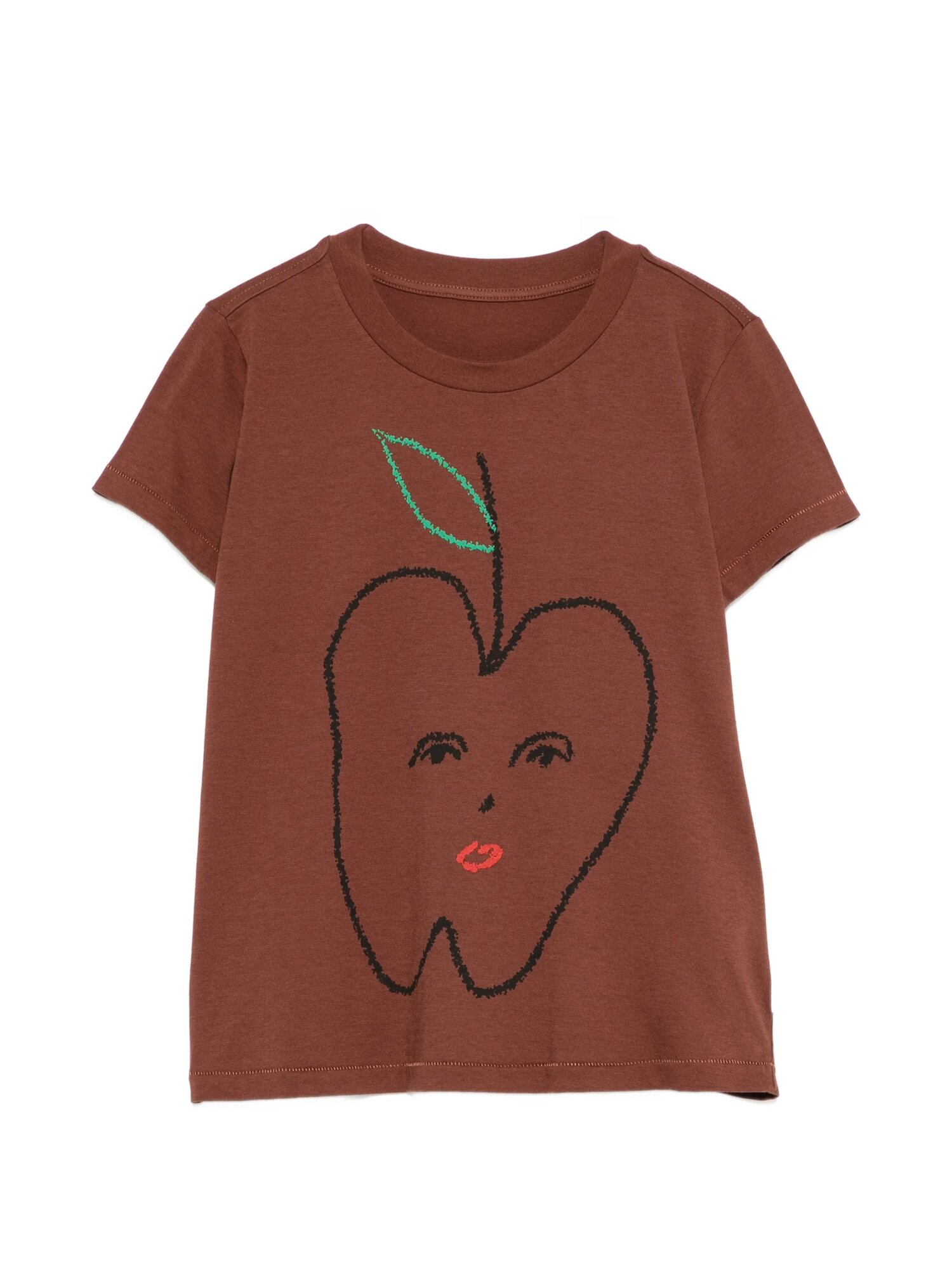 Футболка MM6 Apple-print T-shirt