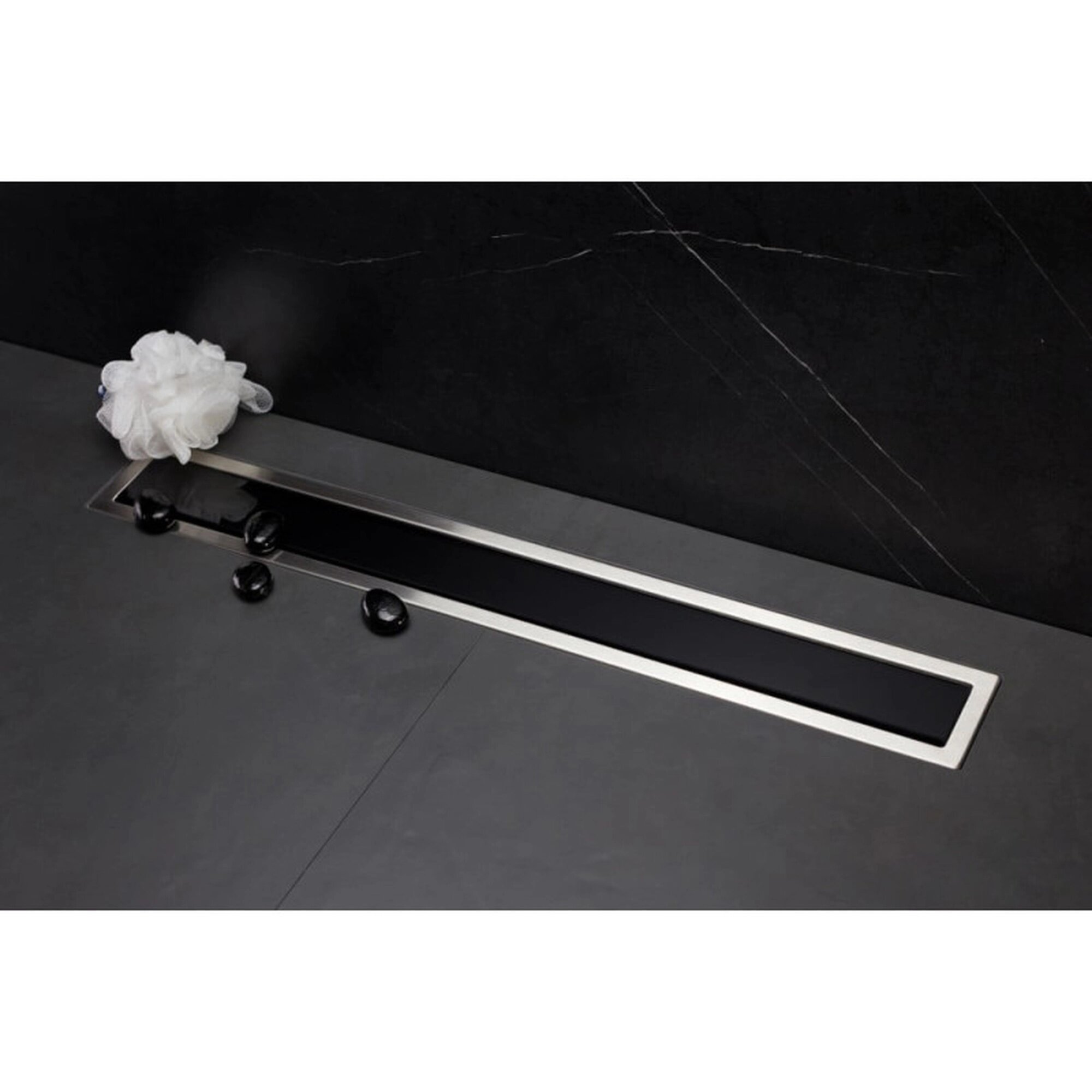 Душевой канал 750 мм Pestan Confluo Premium Black Glass Line 13000294