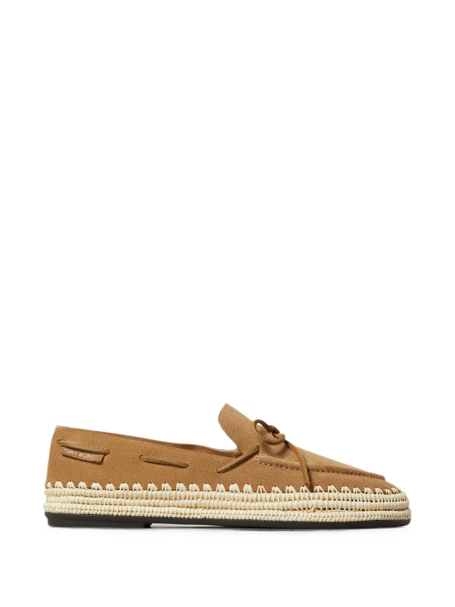 Лоферы Whipstitch-trim raffia loafers