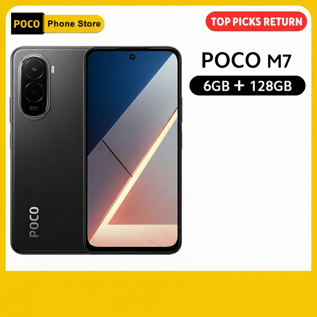 Смартфон Poco M7, 6/128ГБ, global
