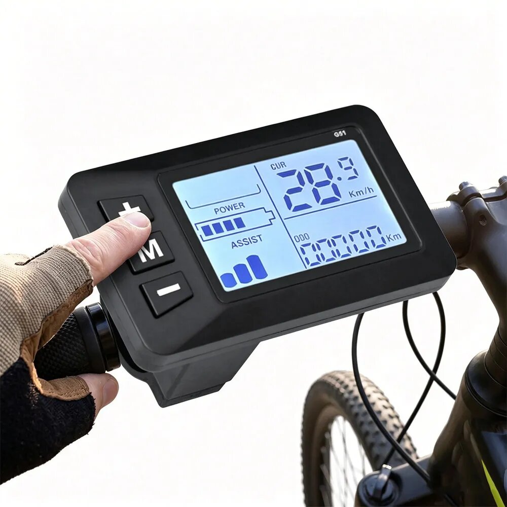 Ручка газа для электротранспорта GS1 LCD, 24-48В