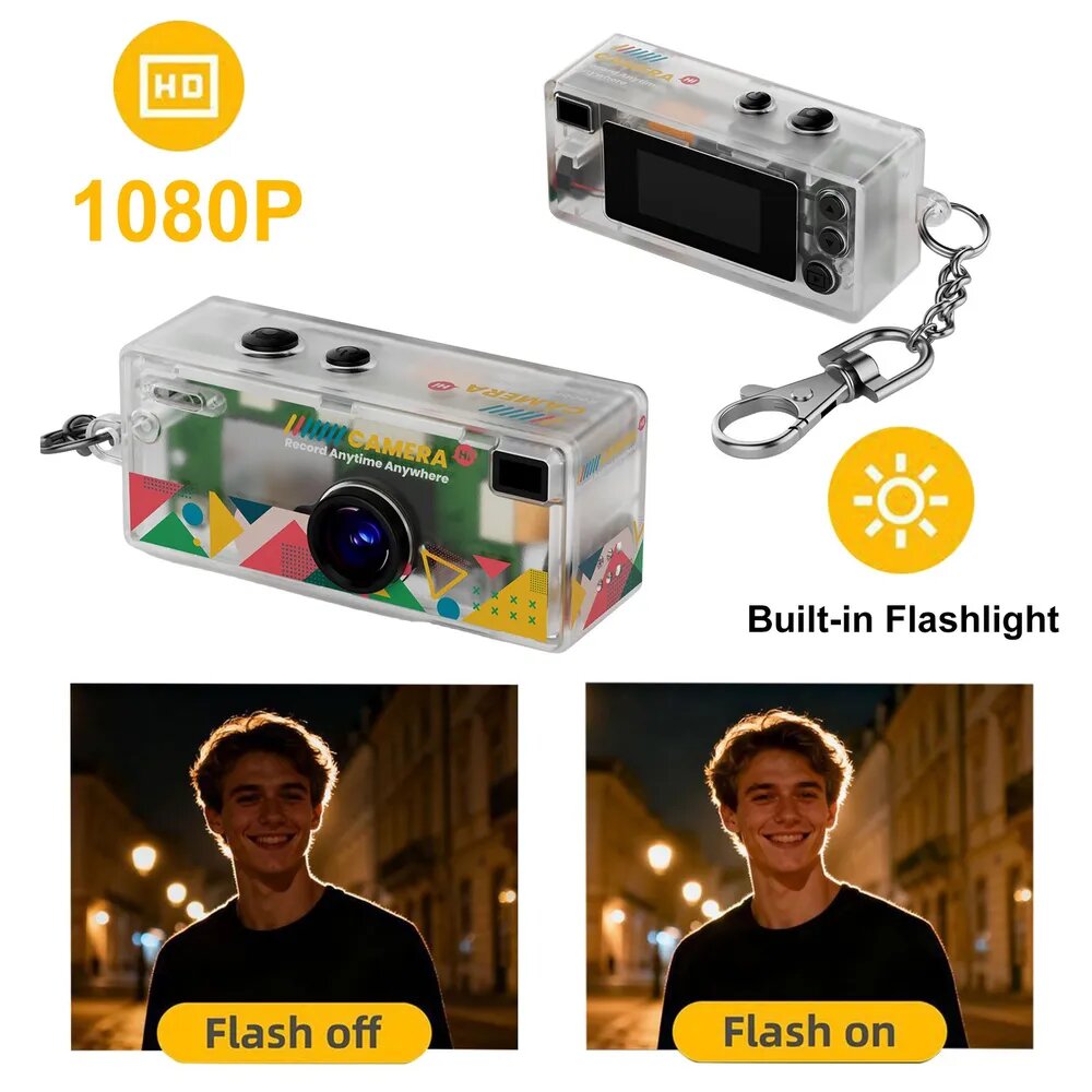 Камера экшн 1080P с TFT-дисплеем 0,96 дюйма, угол обзора 130