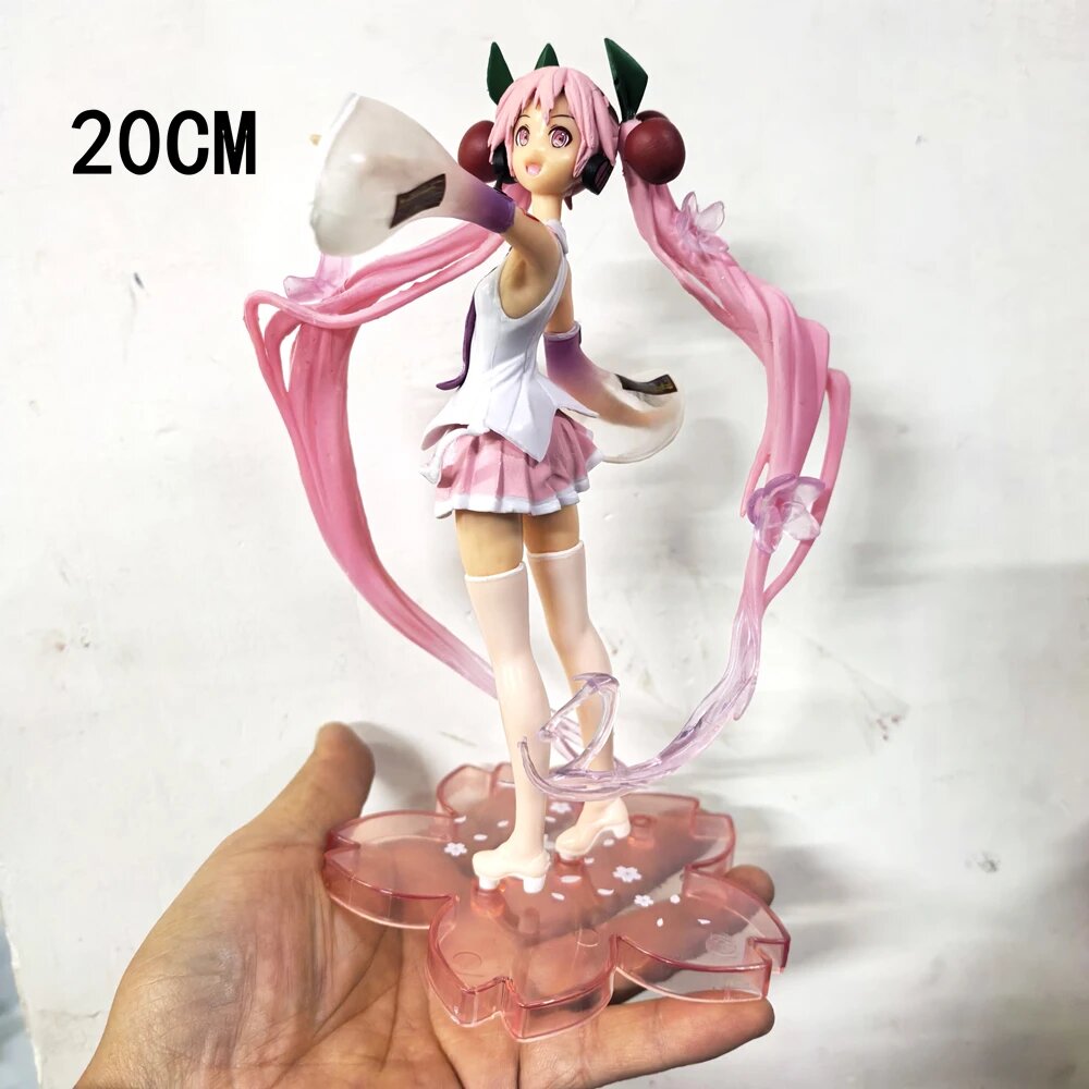 Аниме Фигурка Свадебное Платье Фигурки Kawaii Купальник Vocaloid ПВХ Коллекционная Модель Игрушки Подарок Для Девочки