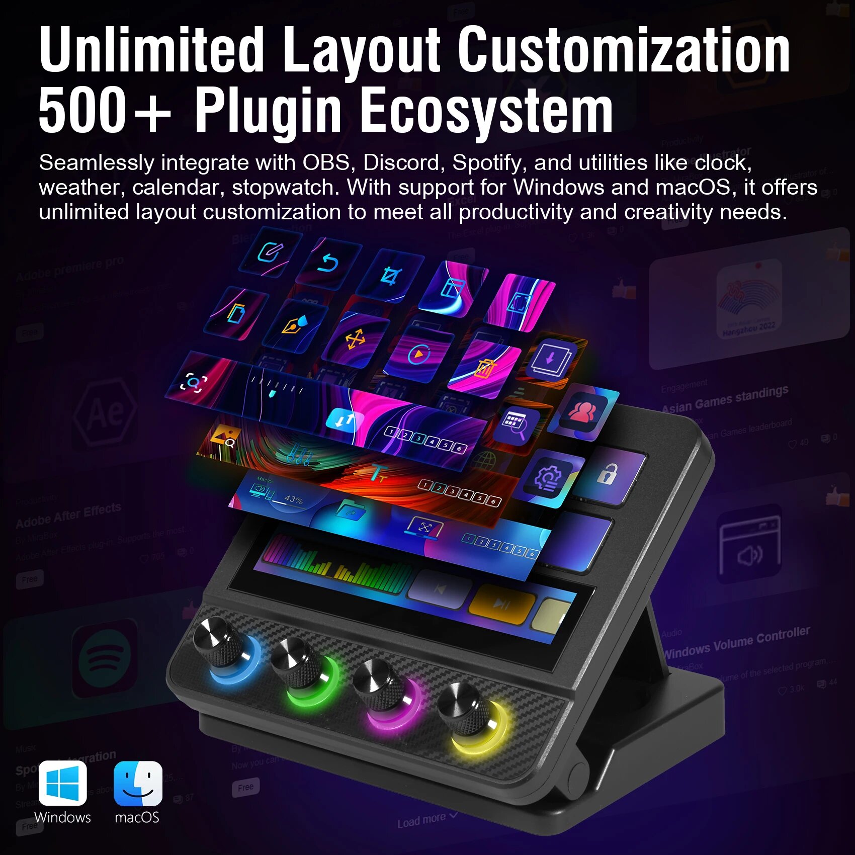 MiraBox N4 Pro Stream Deck контроллер N4 Pro-B — фото 1