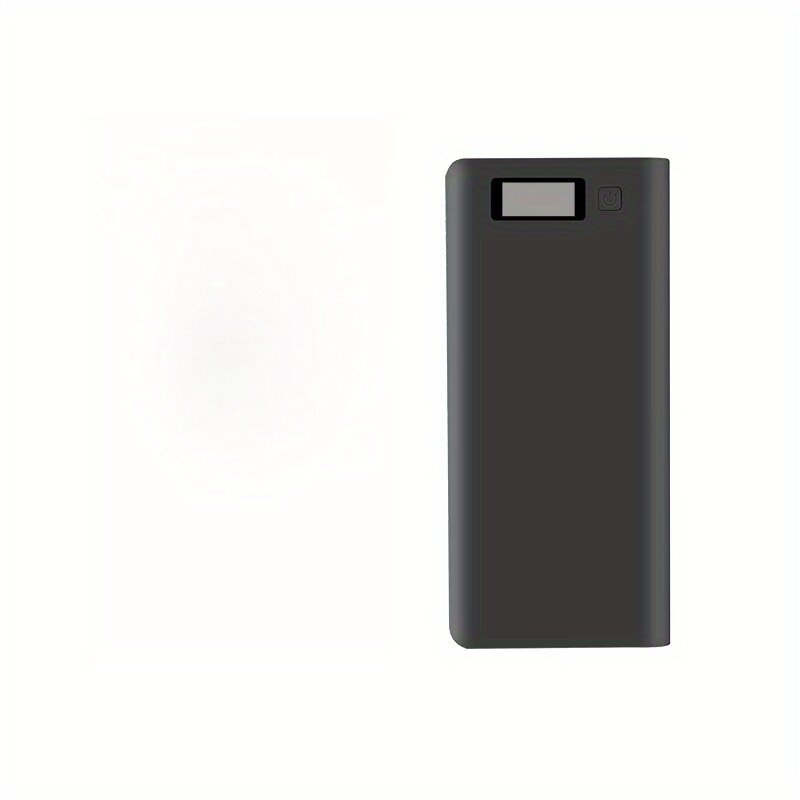Корпус для Power Bank DIY 8x18650, 30000 мАч, двойной USB-C, без пайки, индивидуальные ячейки, вентиляция, прочный пластик, черный