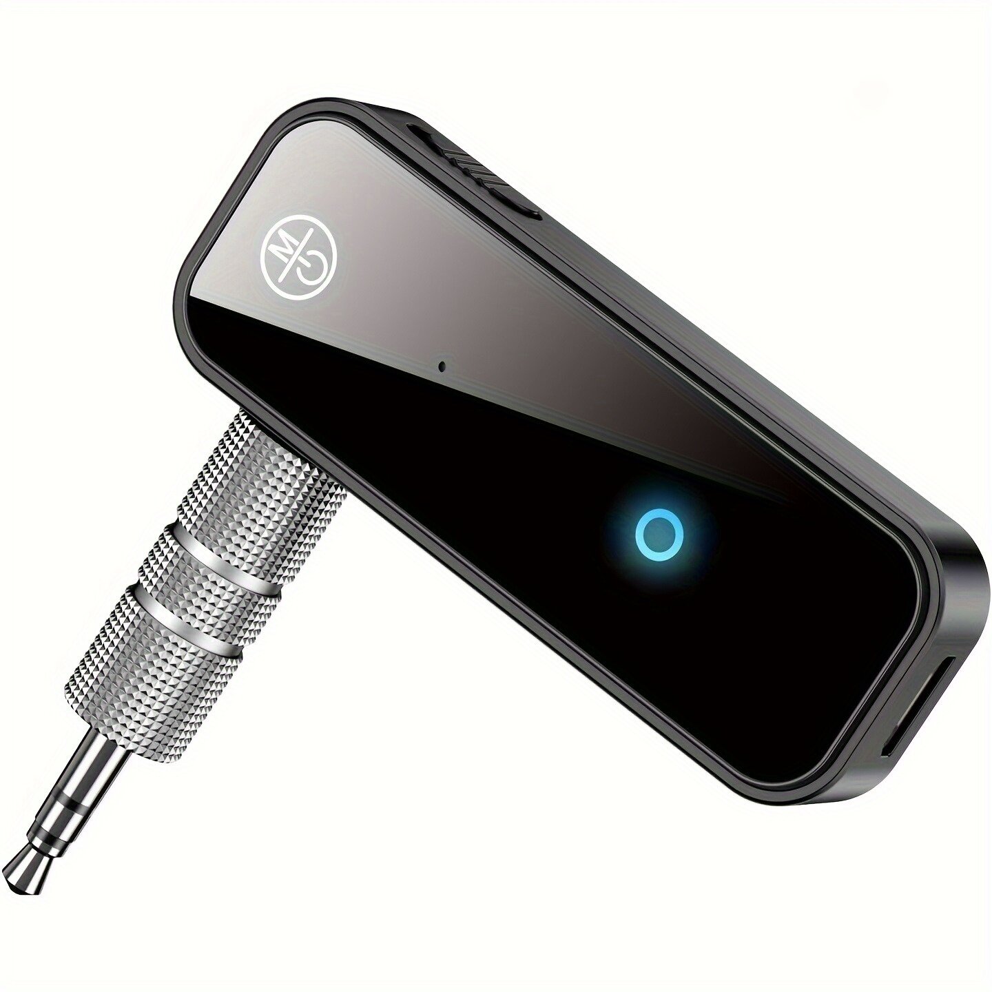 Беспроводной адаптер 2-в-1 (передатчик и приемник) Bluetooth 5.0 для автомобиля, домашней стереосистемы и наушников, поддержка громкой связи, черный