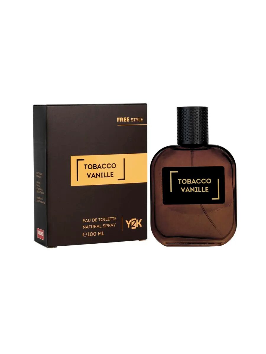 Delta parfum (Red Label). Туалетная вода мужская Free Style Tobacco Vanille, 100мл.