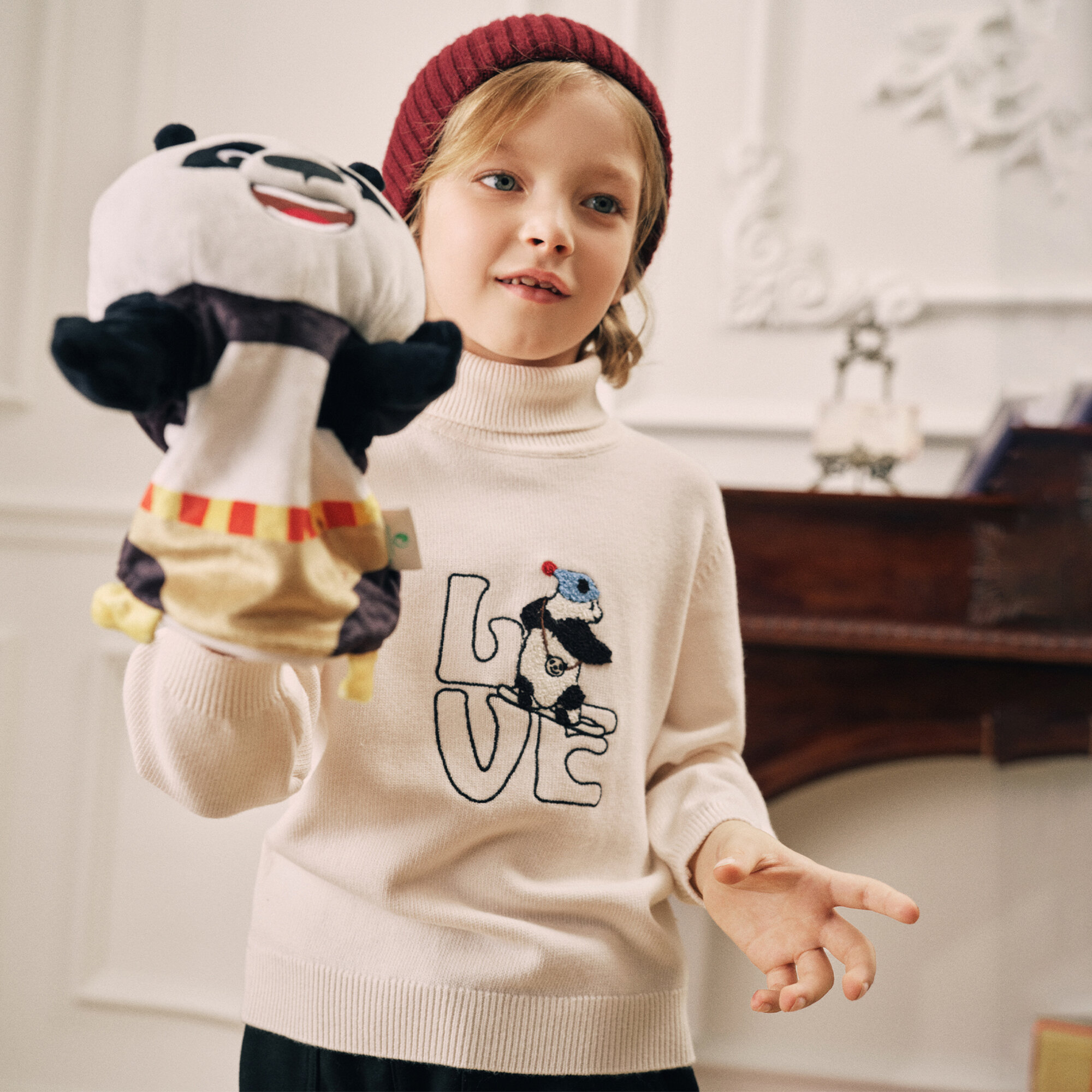 Свитер Dave & Bella, размер 150, экрю — фото 1