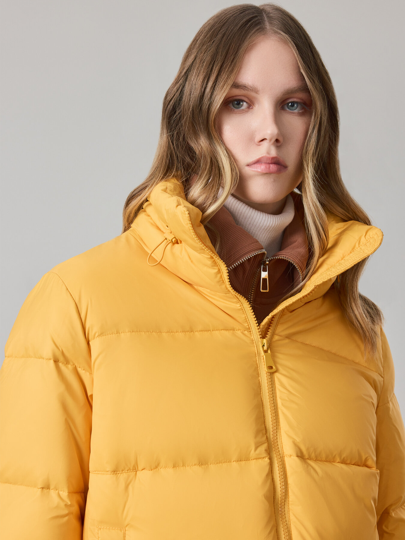 Куртка JUST CLOTHES Весна-лето 2025, размер 46, Желтый — фото 1