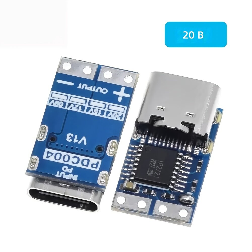 PDC004 Модуль-триггер PD Type-C, 20В, 5 шт.