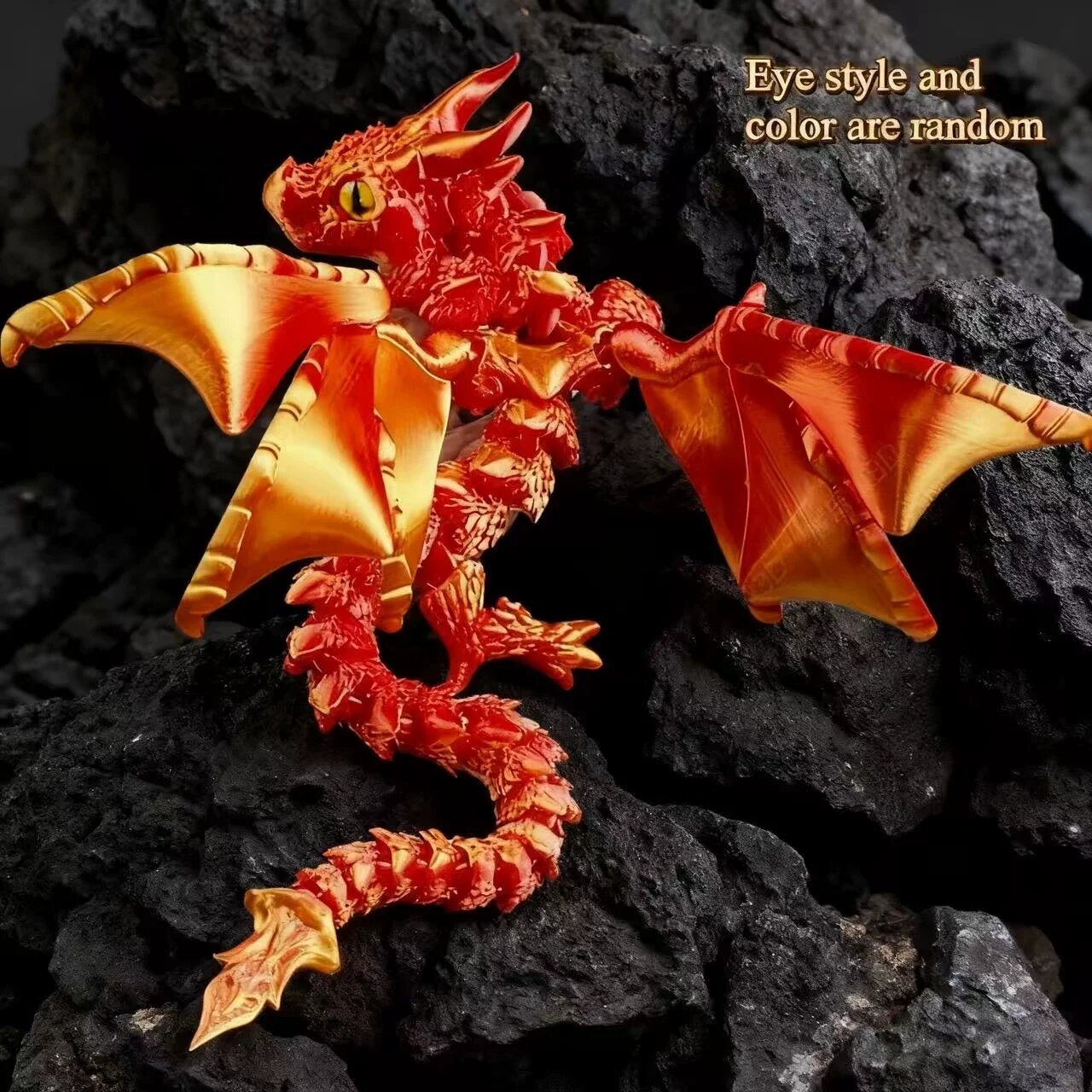 Фигурка дракон Bandai ПВХ Красный, red, About 22CM