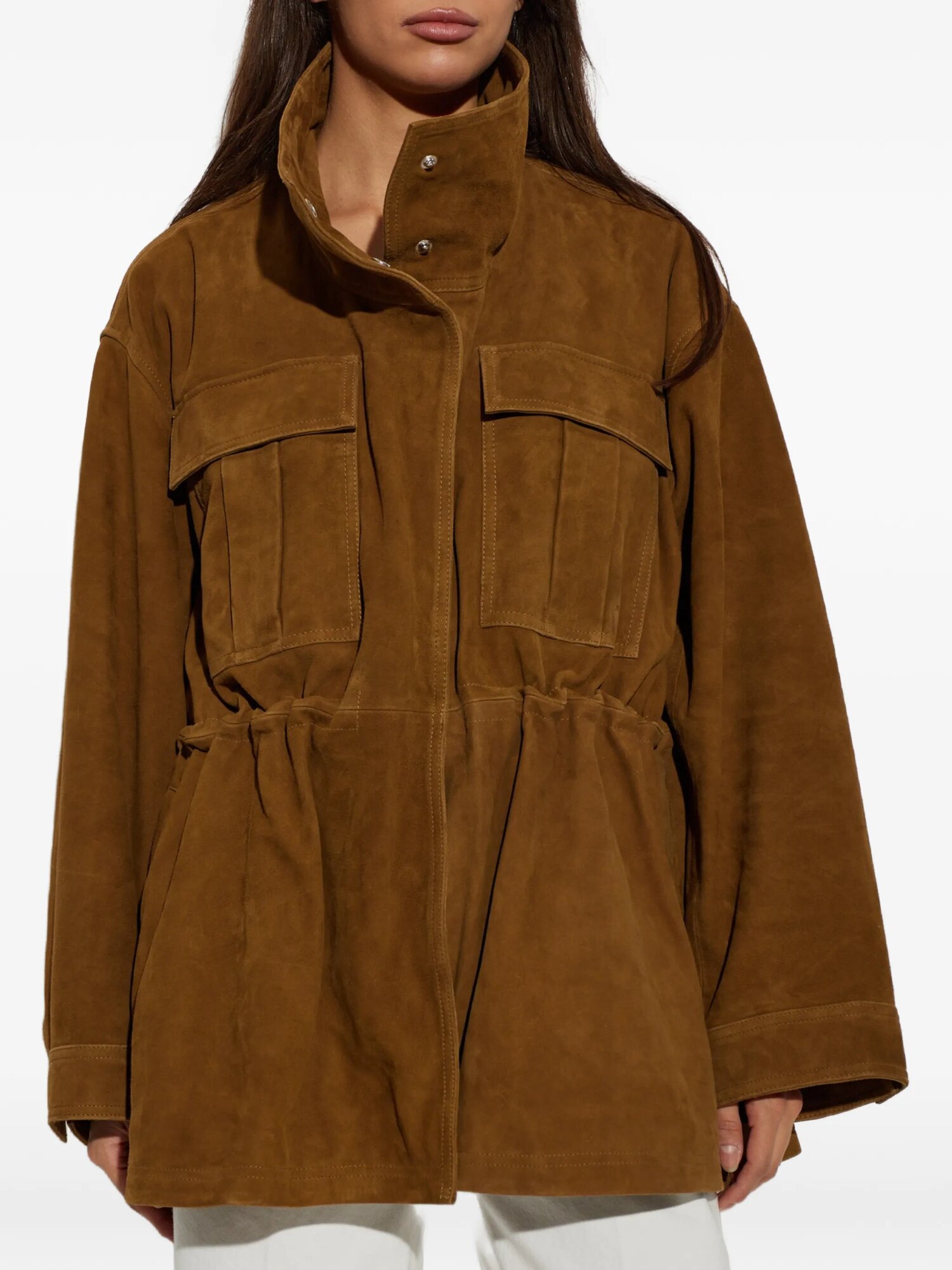 Куртка ROHE Suede drawstring jacket, размер 34 — фото 1