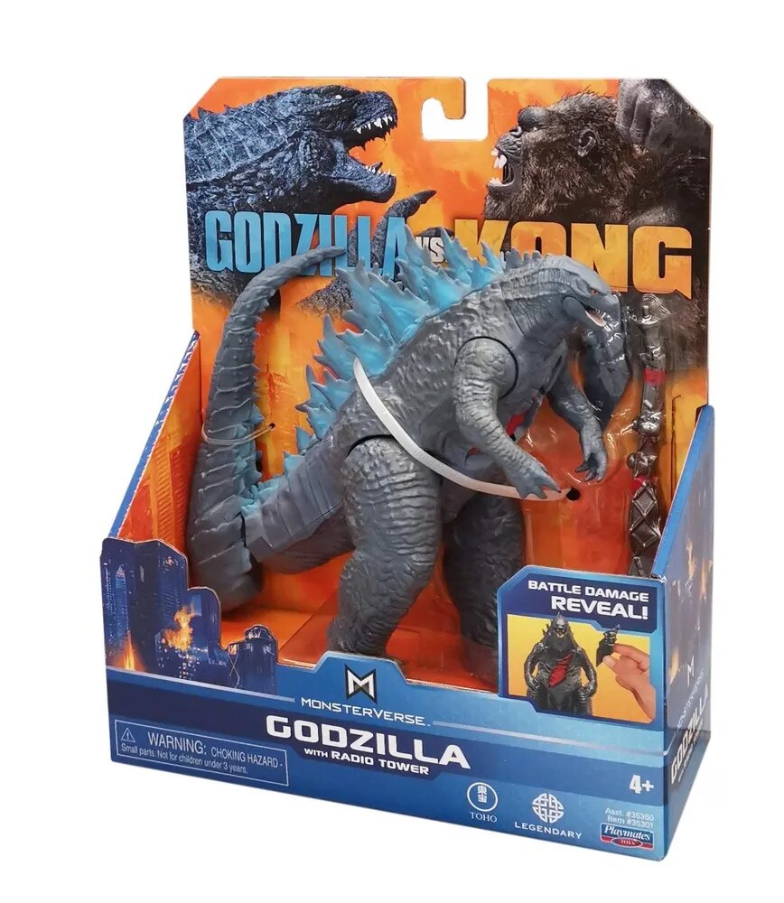 Playmates Toys Godzilla vs Kong Monsterverse / Серия фильмов 6" Фигурка Годзиллы против Конга