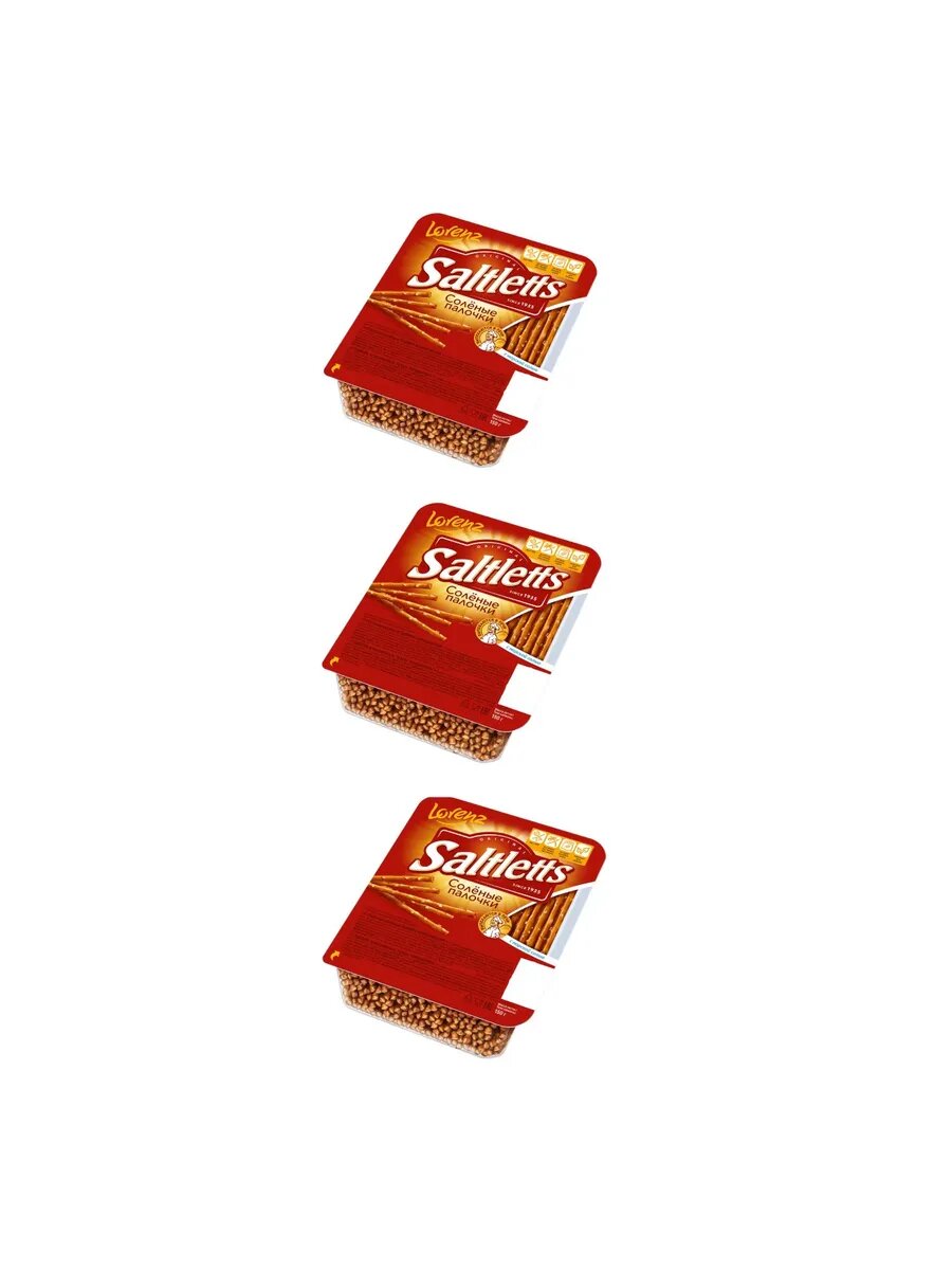 SALTLETTS Палочки соленые классические, 150 г, 3 шт