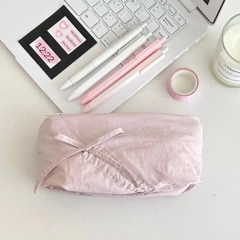 Пенал тканевый Bowknot Розовый, Розовый, Pink