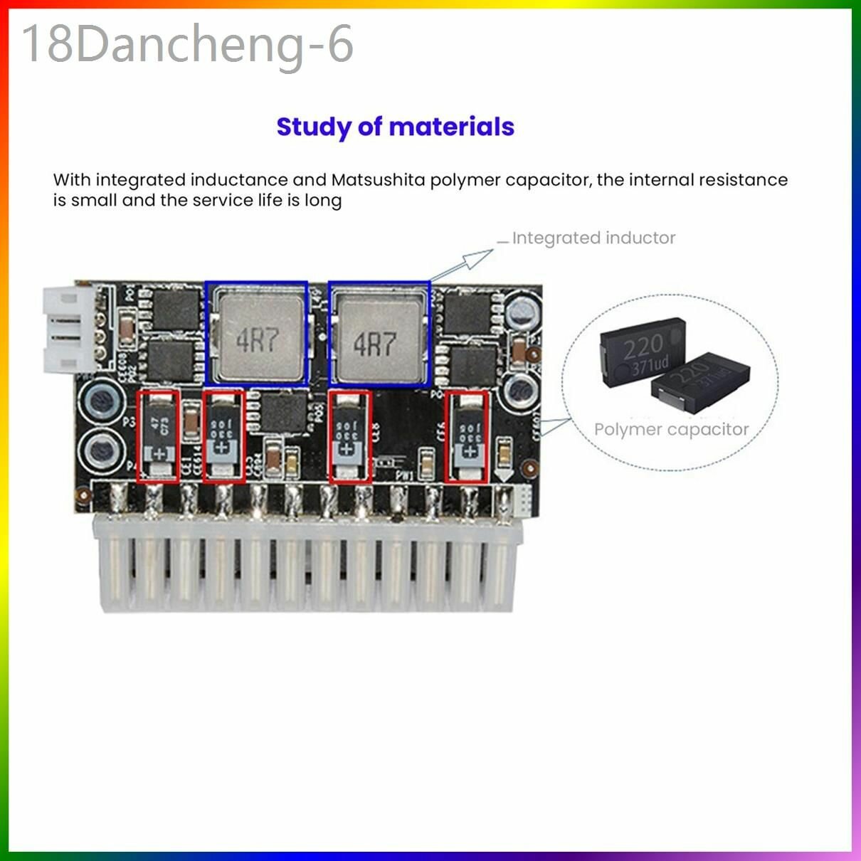 300 Вт 12 В DC5.5X2.5MM Вход 24Pin MINI ITX DC ATX ПК Блок питания для мини-ITX 12В 300Вт DC-ATX