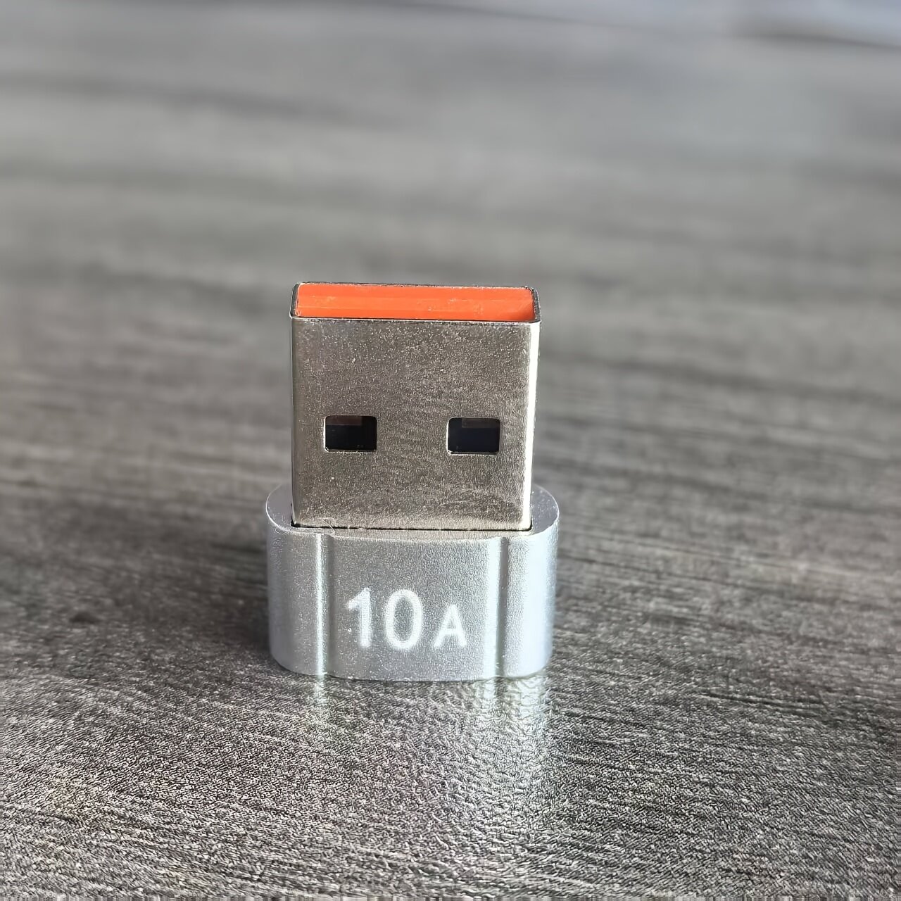 Адаптер Type-C на USB, 10A, Plug and Play, поддержка зарядки и передачи данных, совместим с телефонами, планшетами, компьютерами, клавиатурами, мышками, серебристый