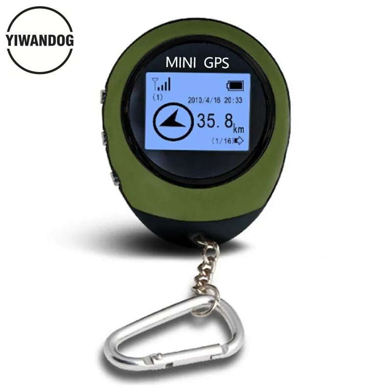 Mini GPS возвращатель PG03, память на 16 точек, отображение даты, времени, скорости, высоты и координат